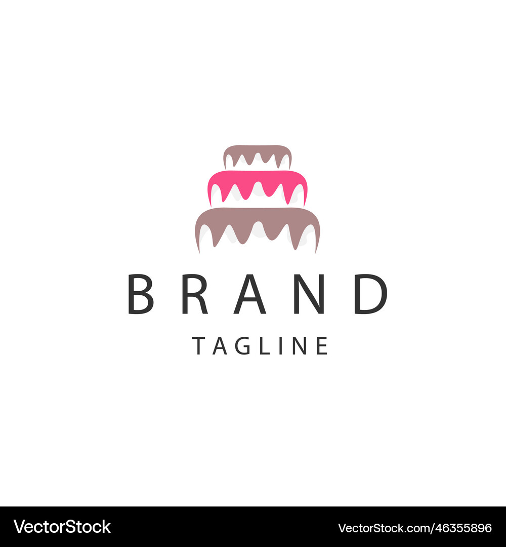 Cake logo Royalty Free Vector Image - VectorStock