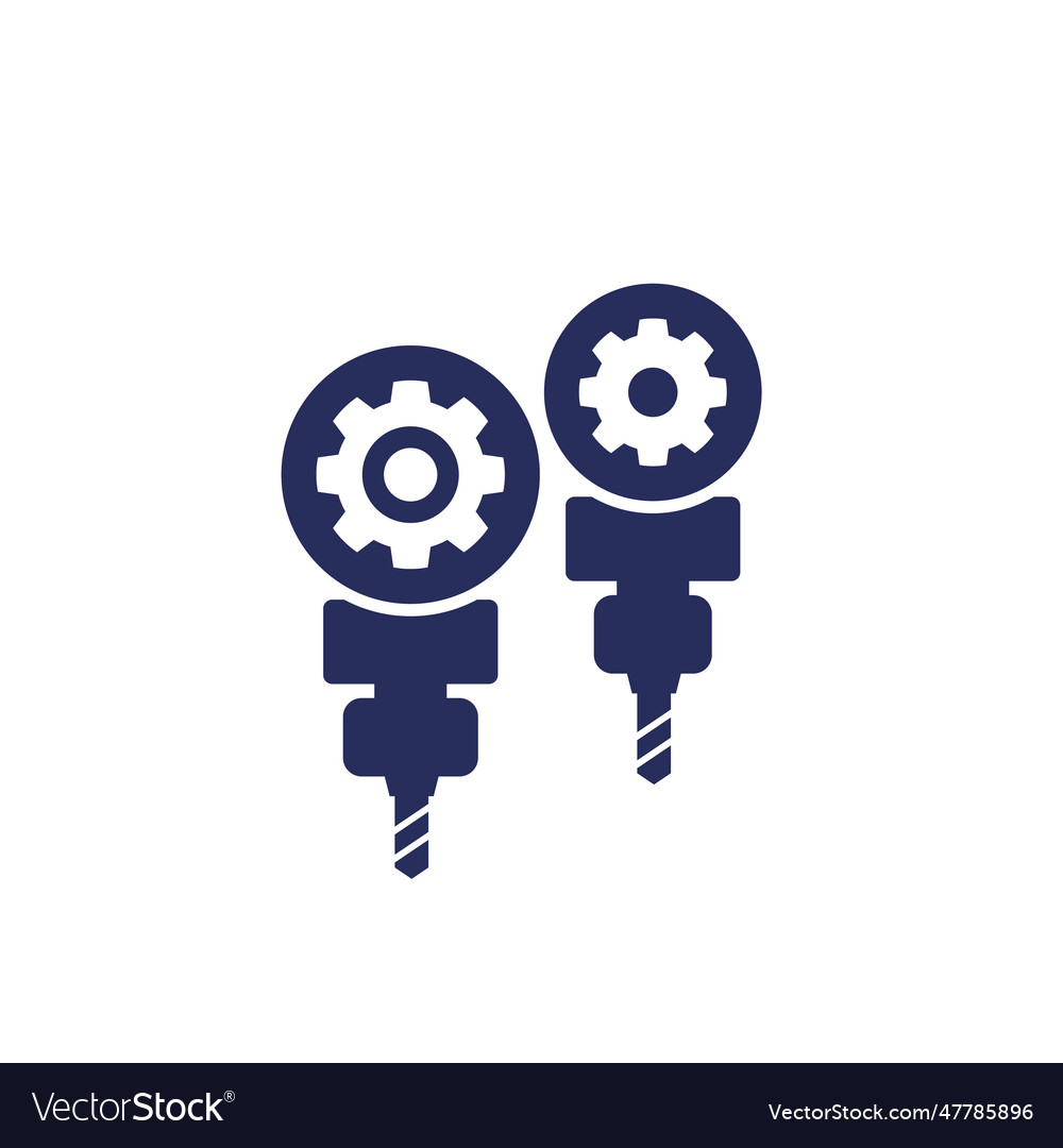 Cnc machine service icon on white Royalty Free Vector Image Cnc machine service icon on white Royalty Free Vector Image