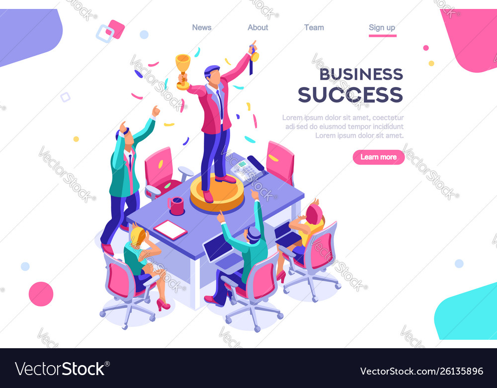 Interface earn application banner Royalty Free Vector Image
