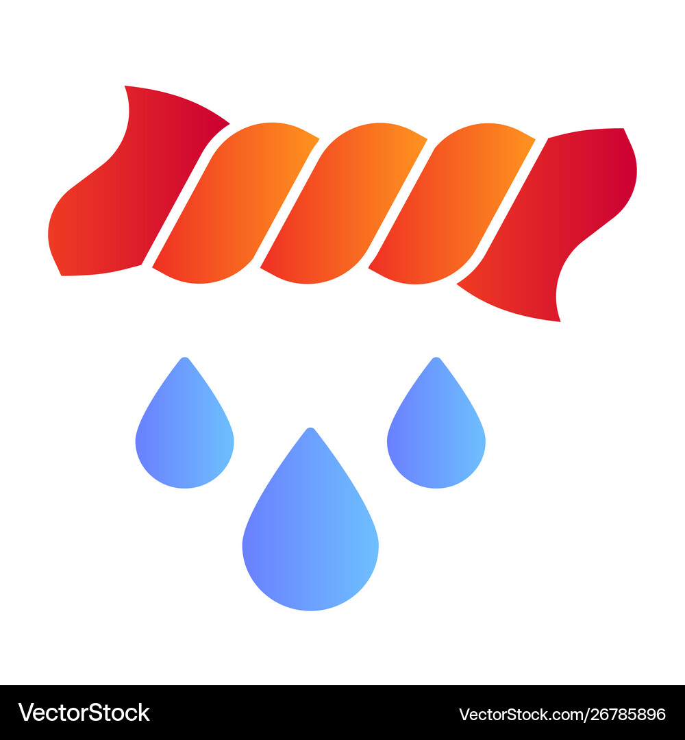 Squeeze clothes flat icon wring wet towel Vector Image