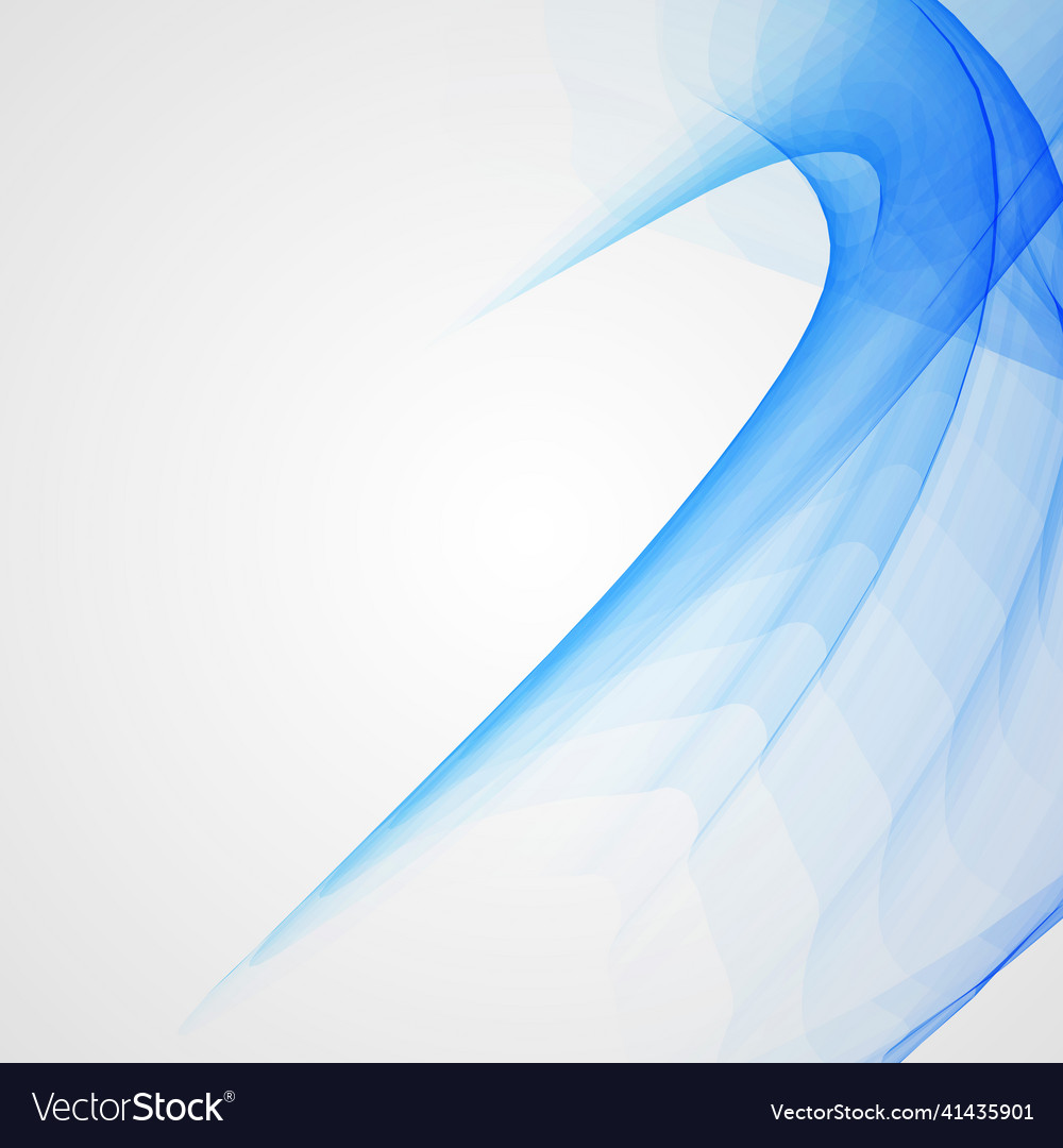Abstract Blue Wavy Background Design Royalty Free Vector