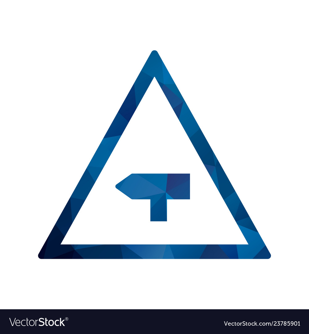 Major cross road road sign icon Royalty Free Vector Image Major cross road road sign icon Royalty Free Vector Image