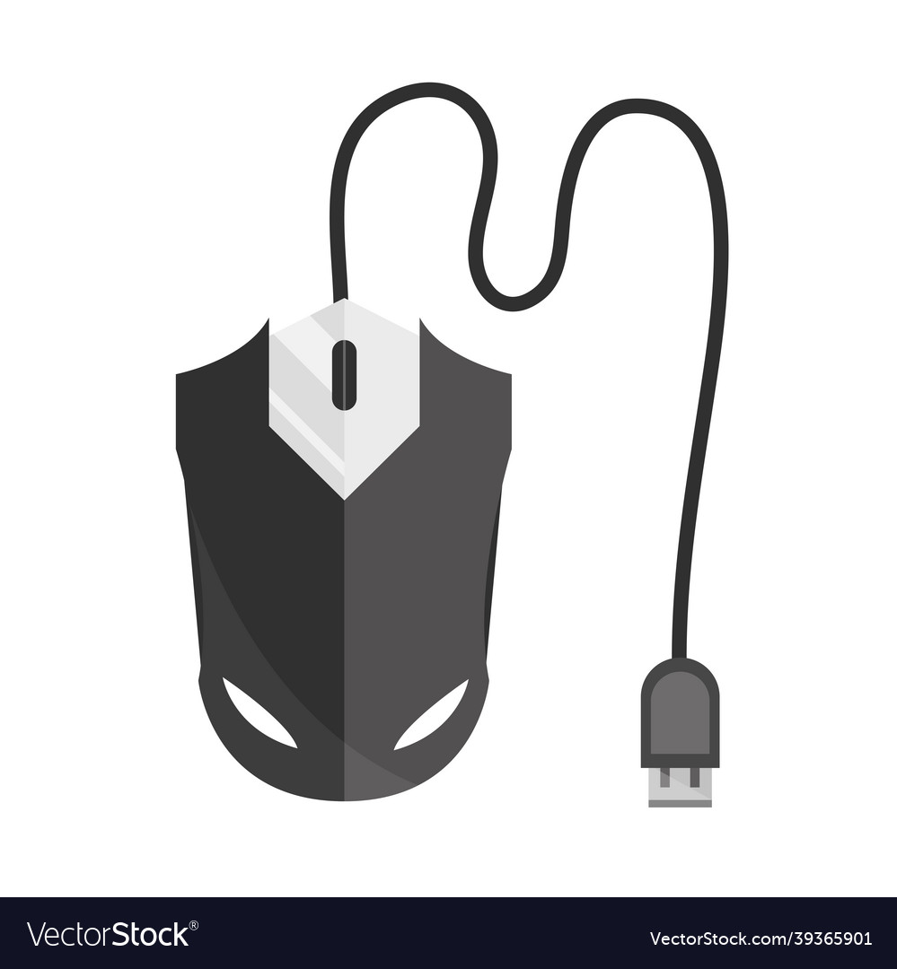 Mouse computer device Royalty Free Vector Image