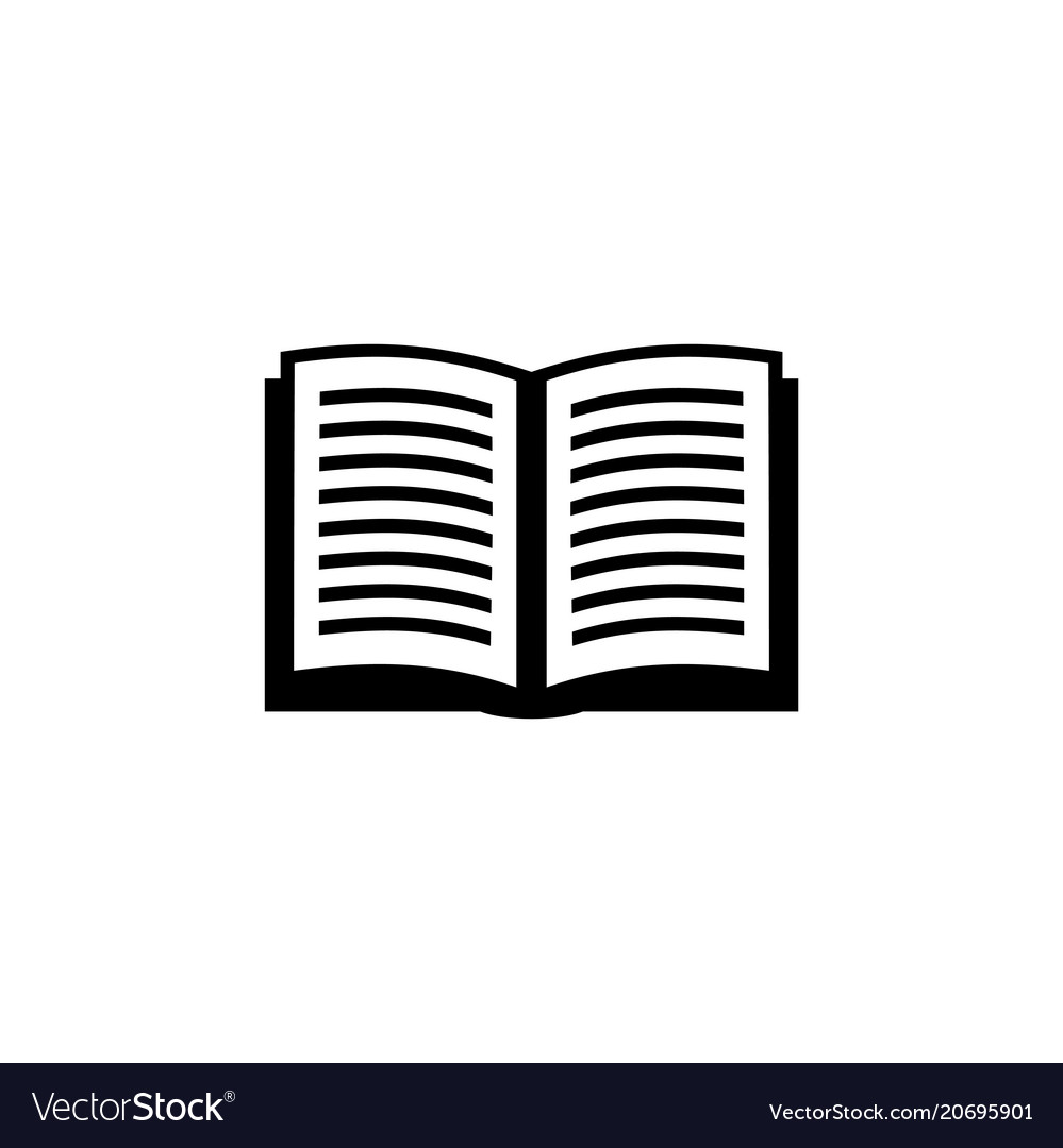 Reading flat icon Royalty Free Vector Image - VectorStock