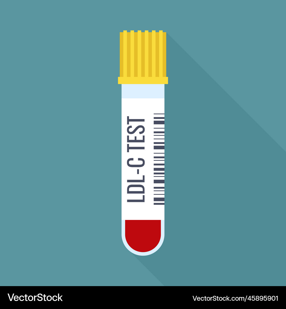 Red Blood Sample Tube – Royalty-Free Vector | VectorStock