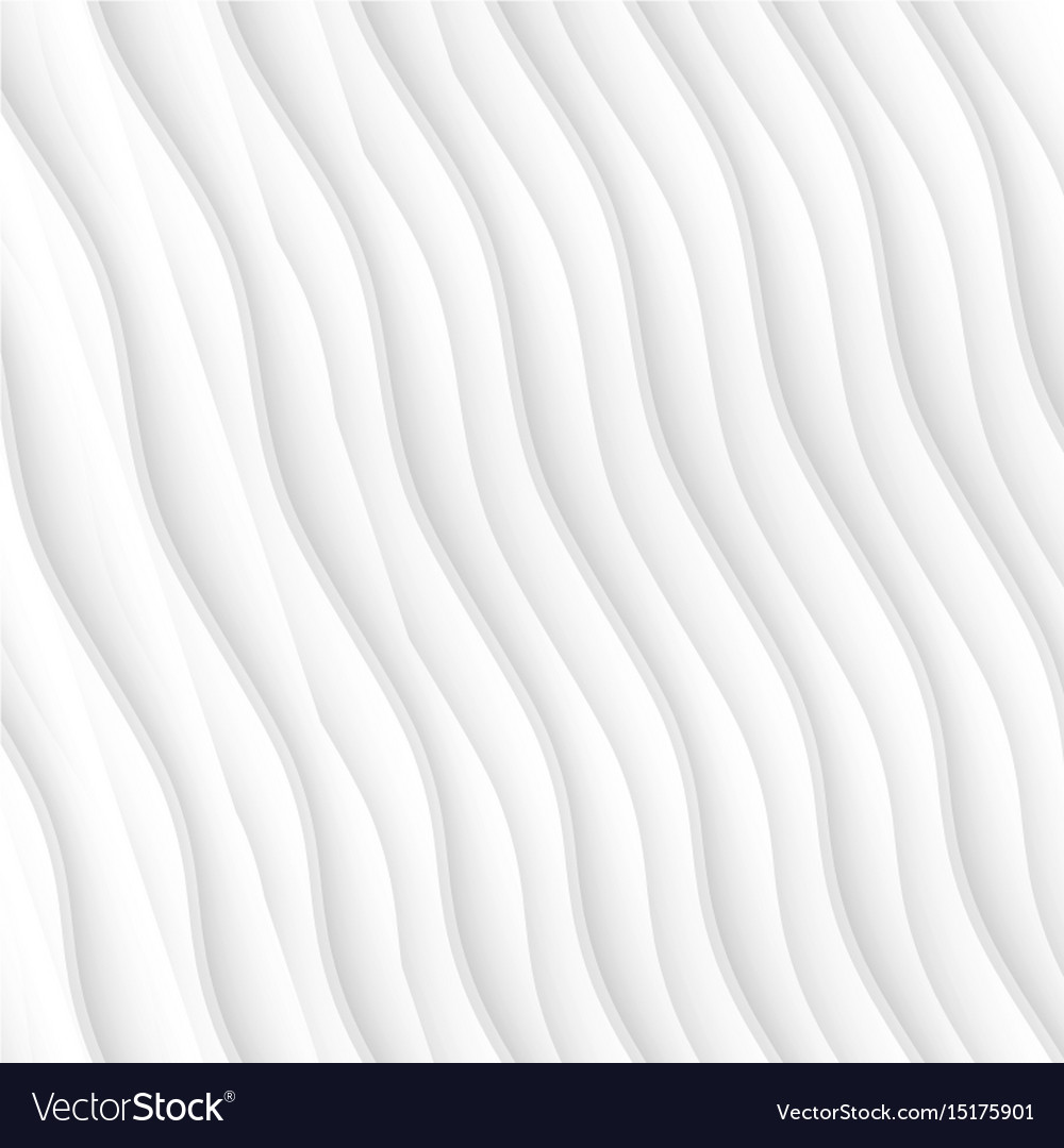 White texture abstract pattern seamless wave Vector Image