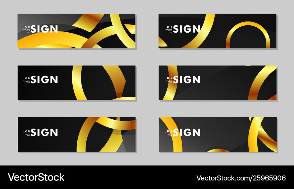 Banners with abstract metal backgrounds Royalty Free Vector
