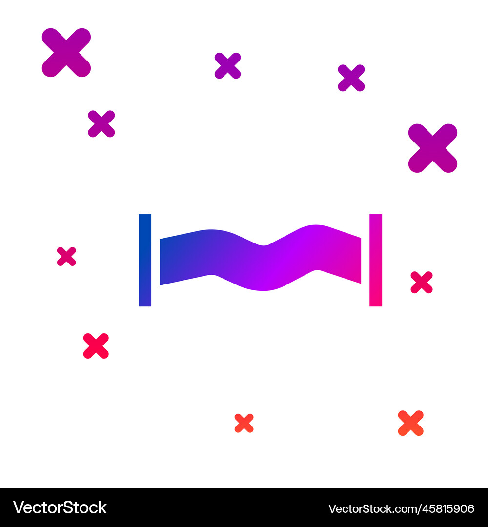 Color industry metallic pipe icon isolated on Vector Image