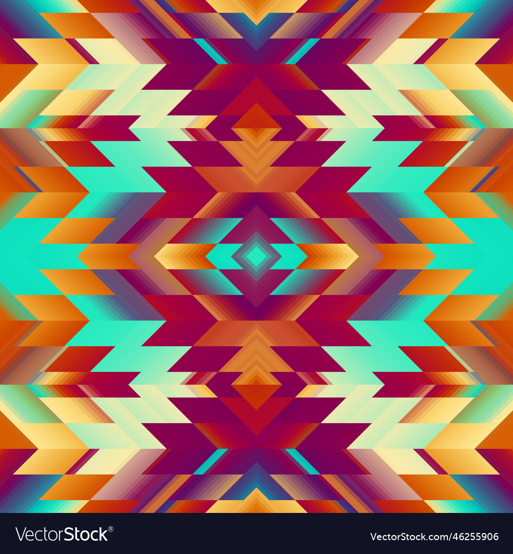 Geometric abstract triangles pattern seamless Vector Image