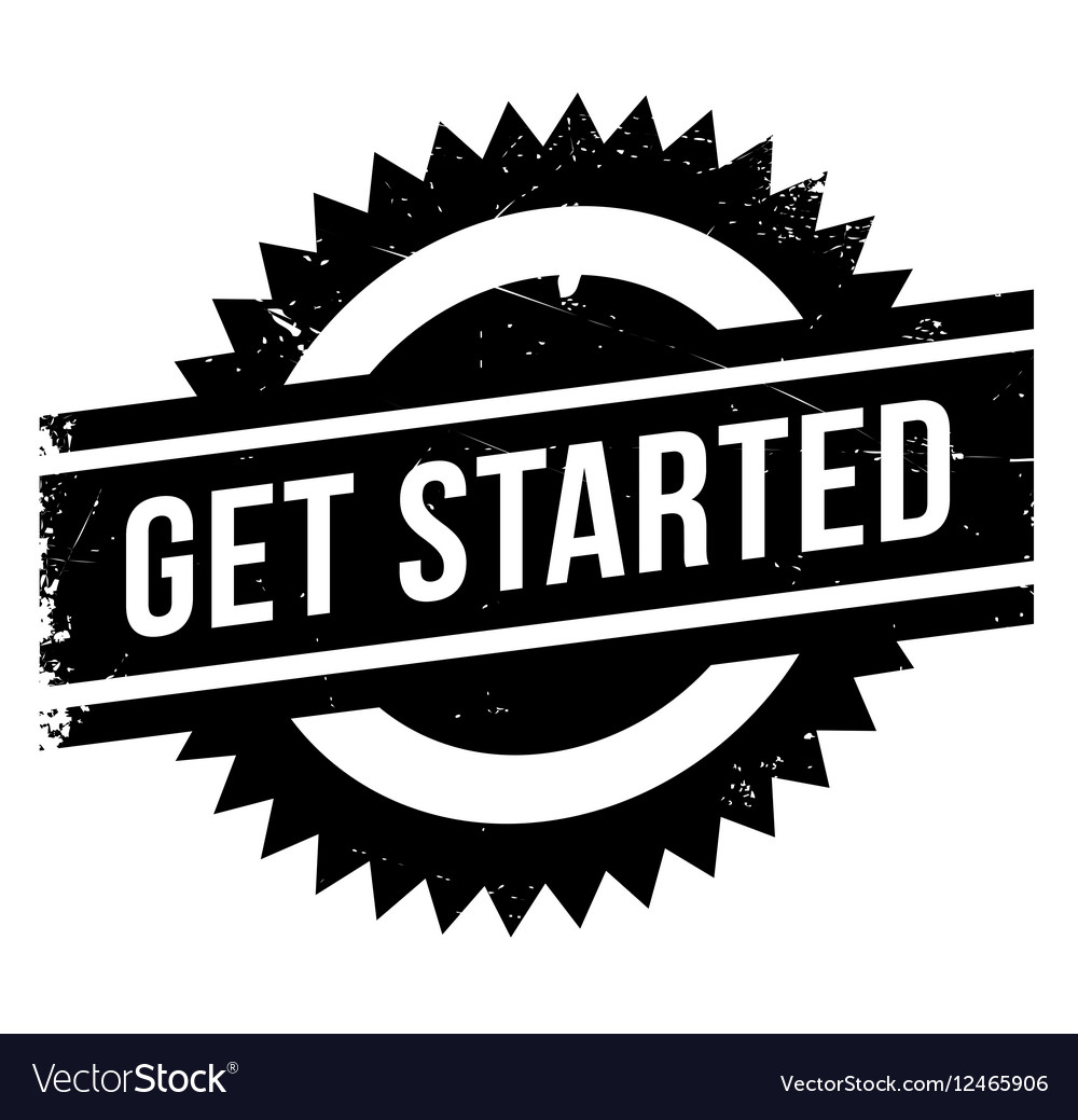Get started stamp Royalty Free Vector Image - VectorStock
