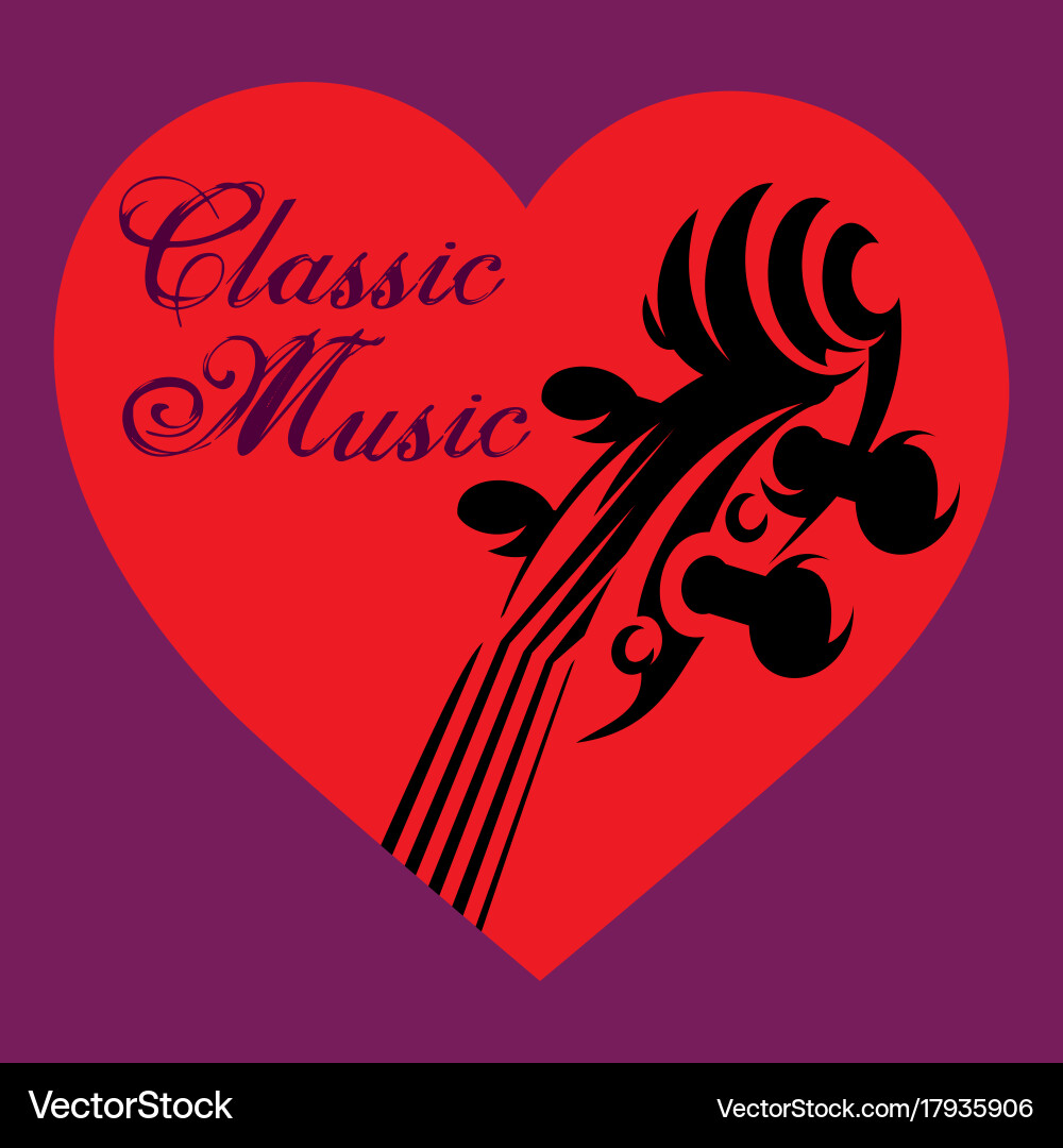 Invitation to concert classical music Royalty Free Vector