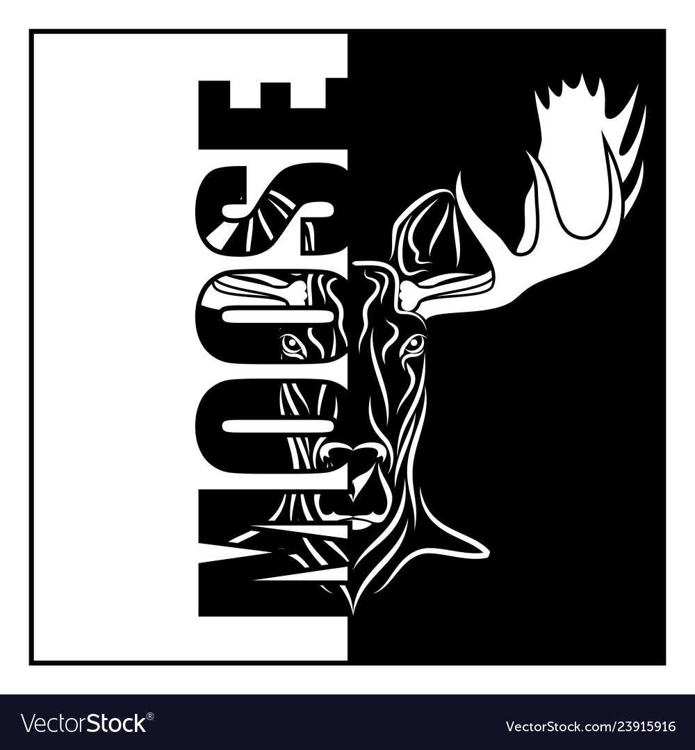 Moose Royalty Free Vector Image - VectorStock