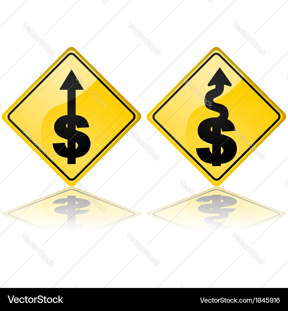 The way to money Royalty Free Vector Image - VectorStock