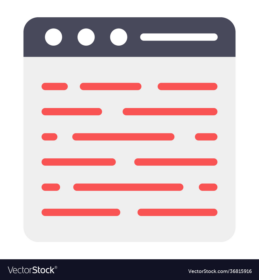 Web programming Royalty Free Vector Image - VectorStock