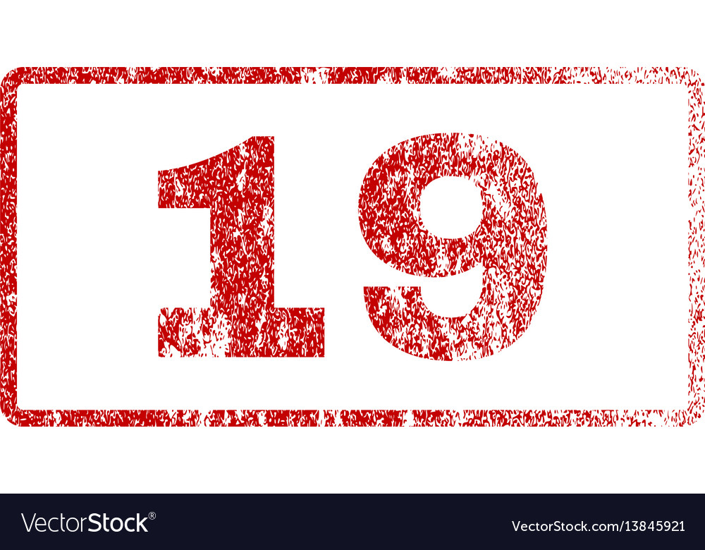 19 rubber stamp Royalty Free Vector Image - VectorStock