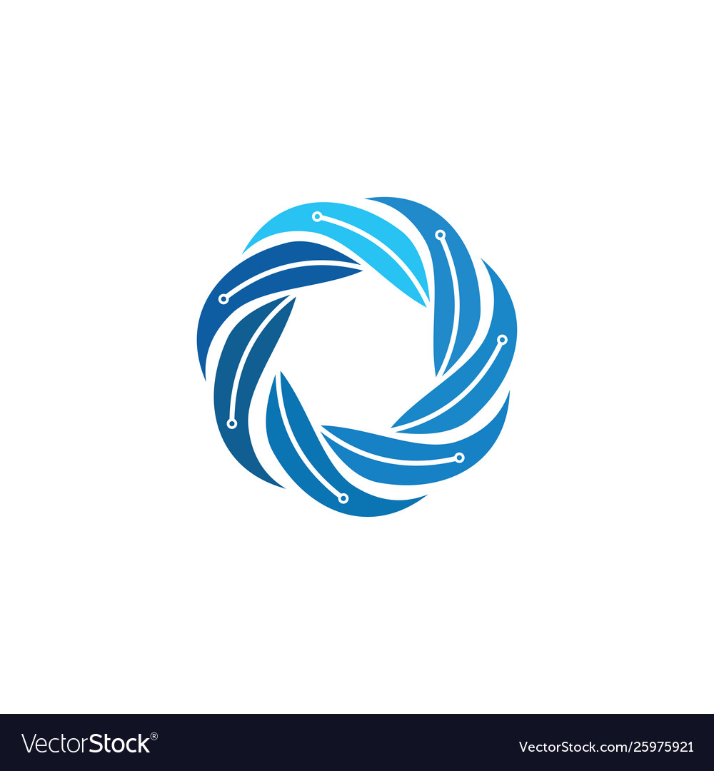 Abstract logo template Royalty Free Vector Image