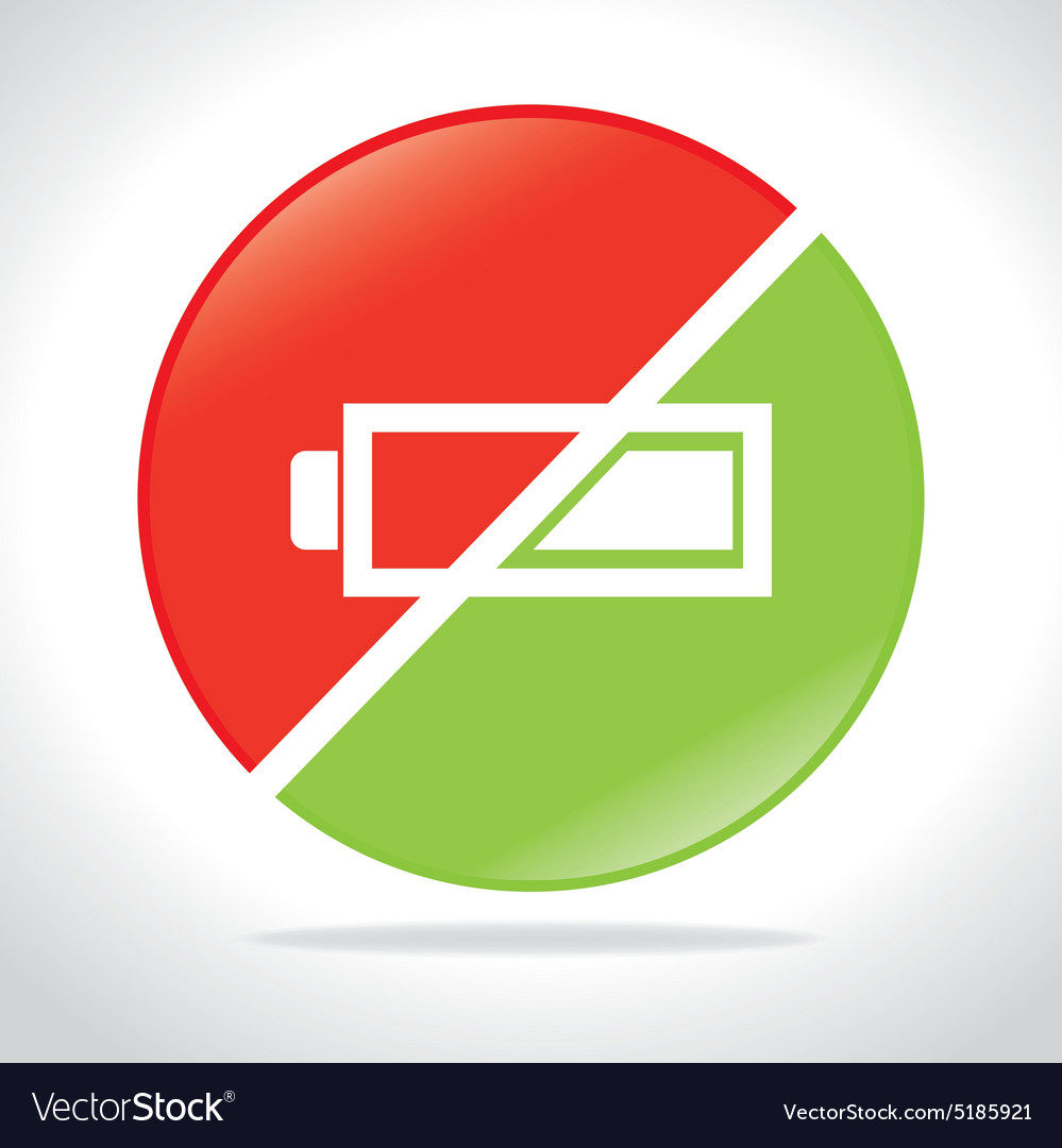 Battery design Royalty Free Vector Image - VectorStock