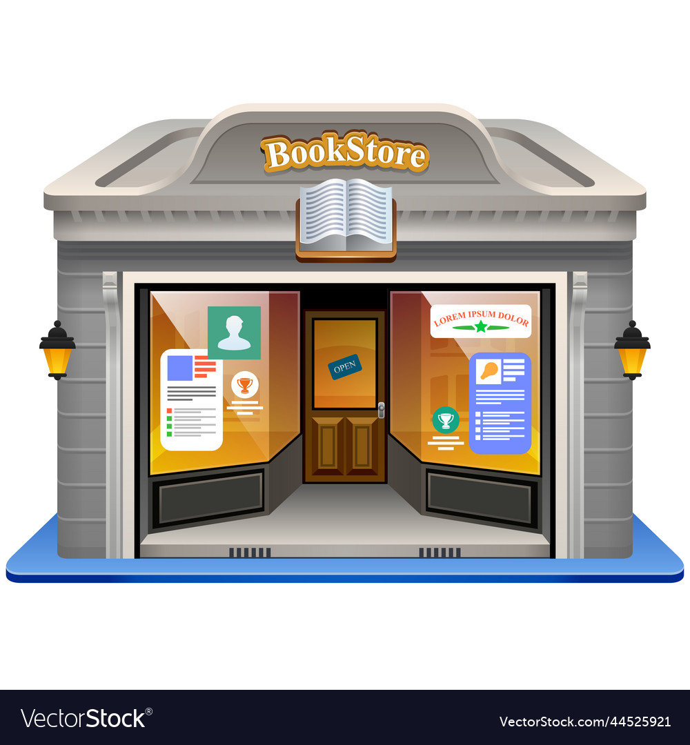 Bookstore Royalty Free Vector Image - VectorStock