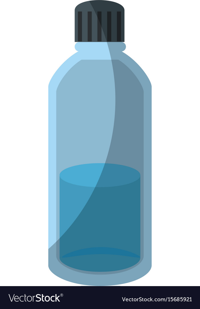 Bottle with liquid Royalty Free Vector Image - VectorStock