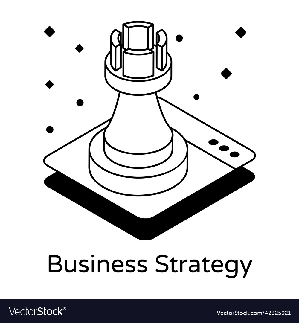 Business strategy Royalty Free Vector Image - VectorStock