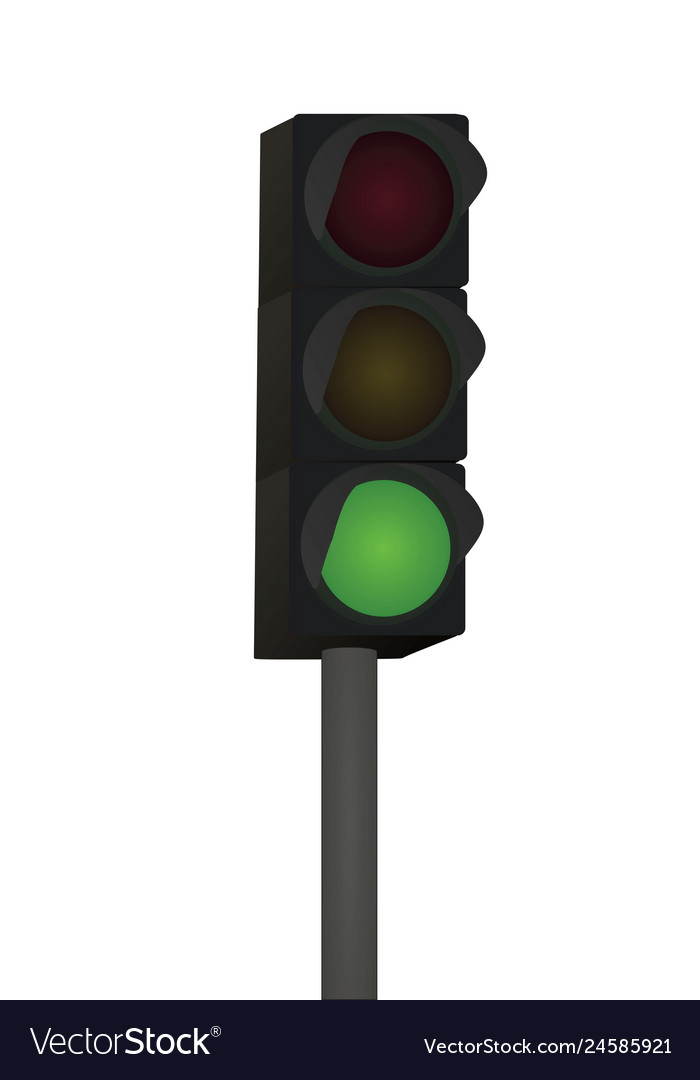 Traffic light Royalty Free Vector Image - VectorStock