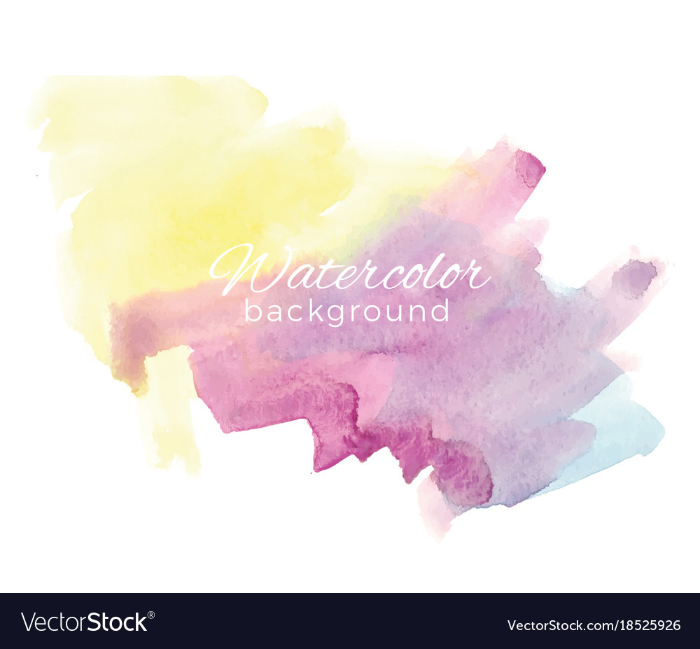 Colorful watercolor background Royalty Free Vector Image