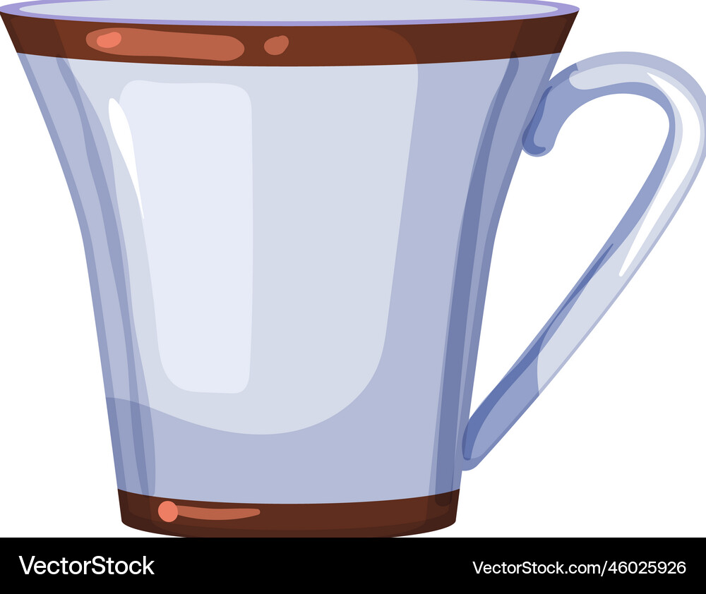 Drink vintage cup cartoon Royalty Free Vector Image
