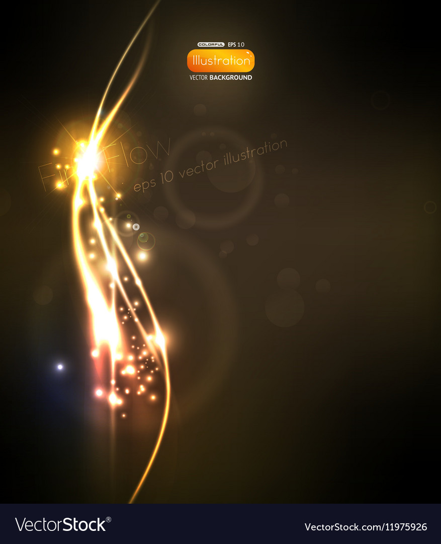 Fire flow background Royalty Free Vector Image