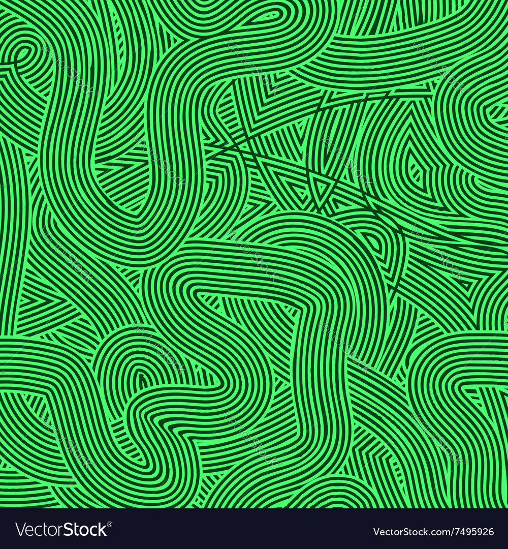 Green wave line pattern Royalty Free Vector Image