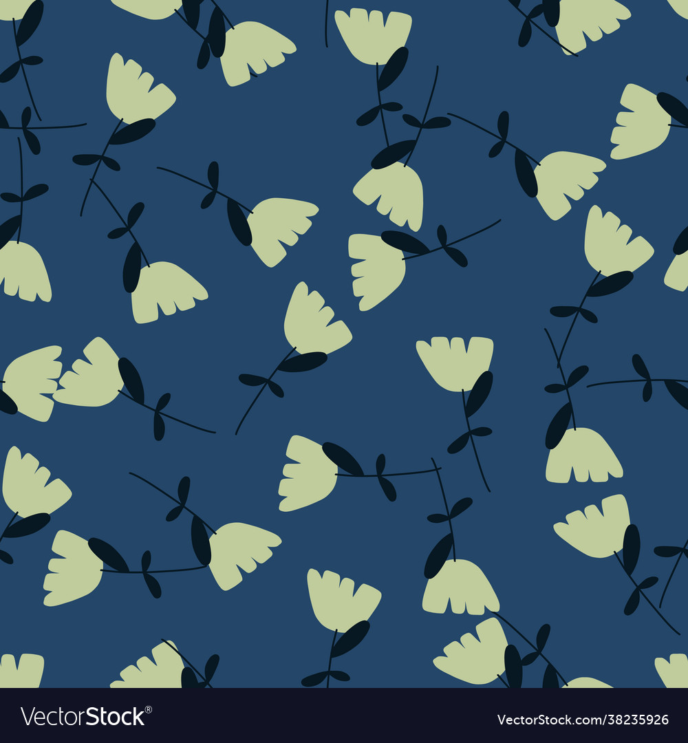 Random style seamless pattern with simple pale Vector Image