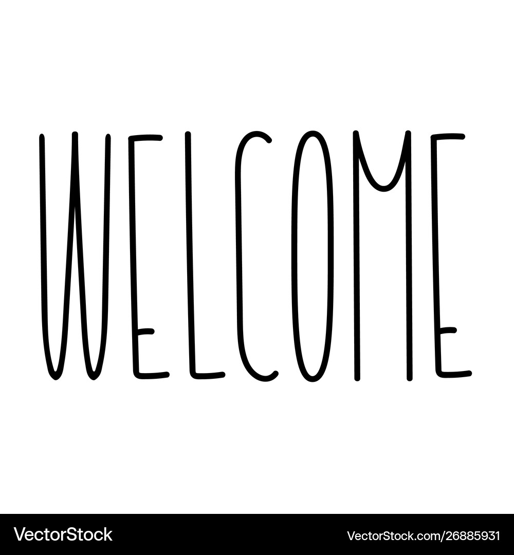 Shop cafe words text set for decoration design Vector Image