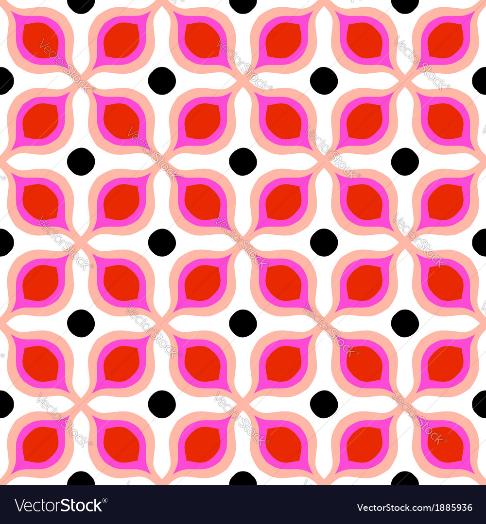 Seamless pattern with bold geometric shapes Vector Image Seamless pattern with bold geometric shapes Vector Image
