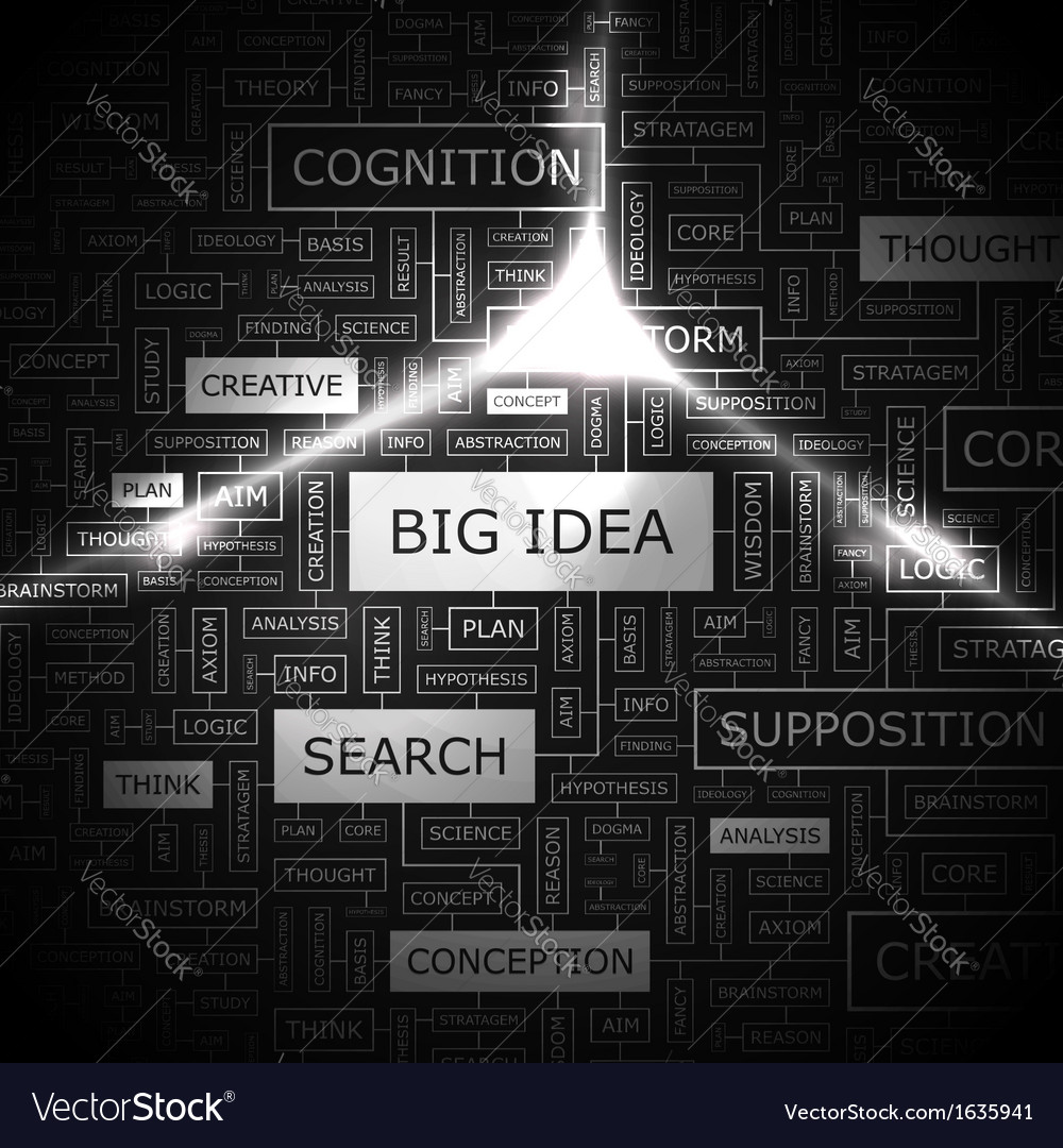 Big idea Royalty Free Vector Image - VectorStock