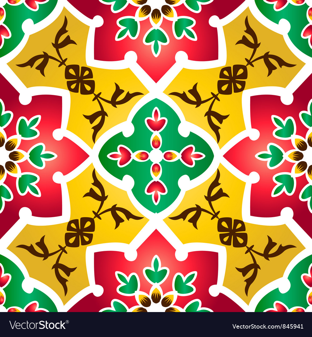 Pattern islamic style small Royalty Free Vector Image