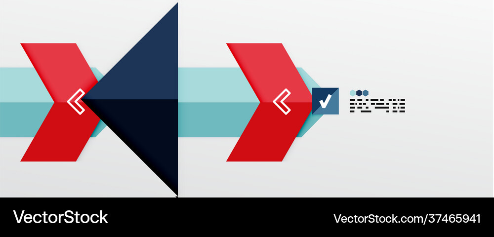 Shiny color triangles and geometric shapes Vector Image