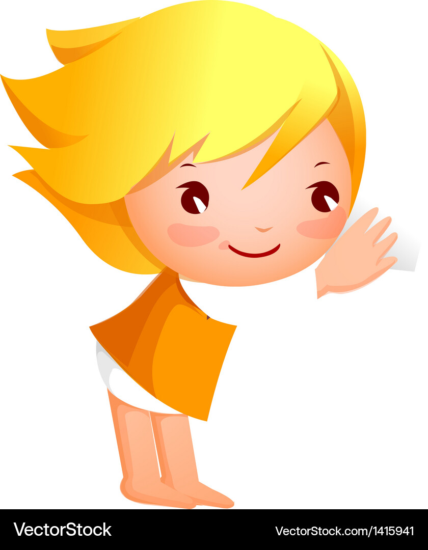 Side view of girl Royalty Free Vector Image - VectorStock