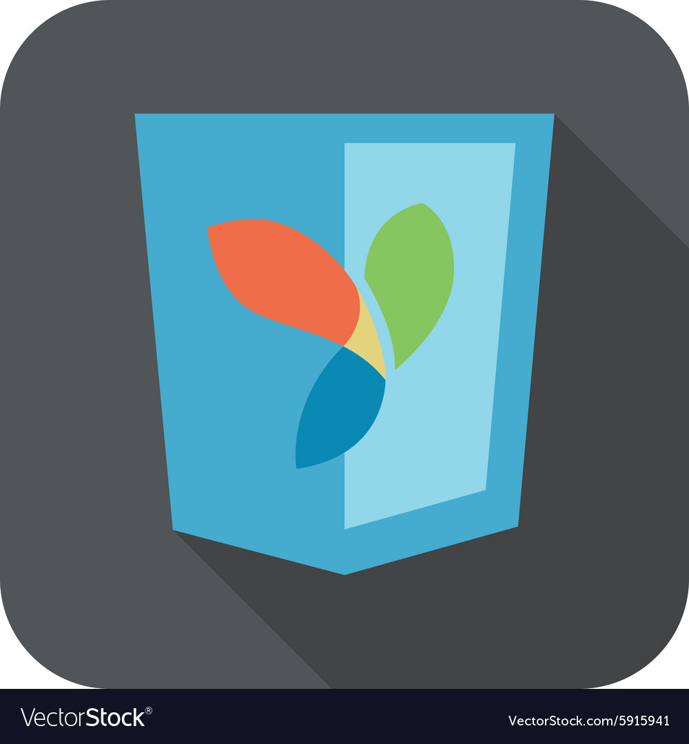 Web development shield sign Royalty Free Vector Image