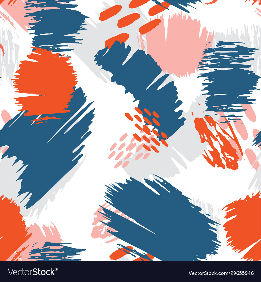 Abstract art seamless pattern Royalty Free Vector Image