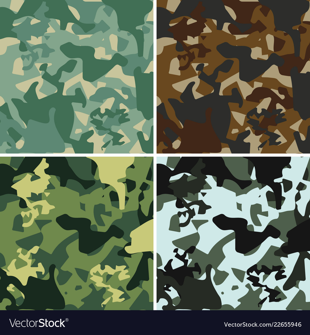 Camouflage pattern back Royalty Free Vector Image