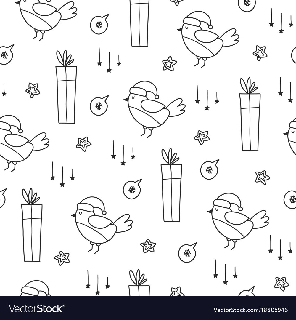 Doodle pattern Royalty Free Vector Image - VectorStock