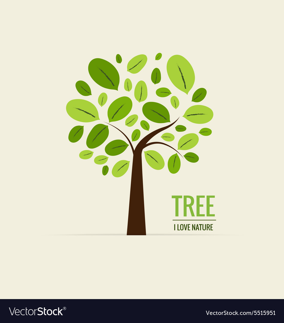 Abstract tree Royalty Free Vector Image - VectorStock