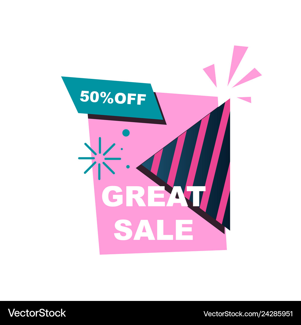 Super sale - creative banner abstract concept Vector Image