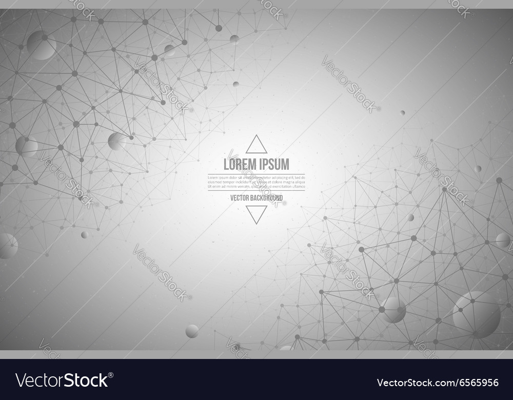 3d Abstract Technology Gray Background Royalty Free Vector