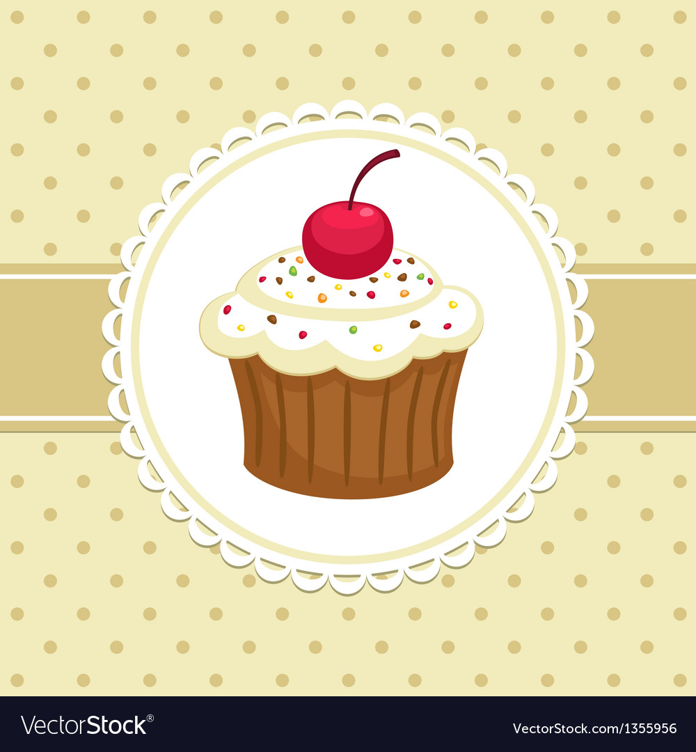 Cupcake Royalty Free Vector Image - VectorStock