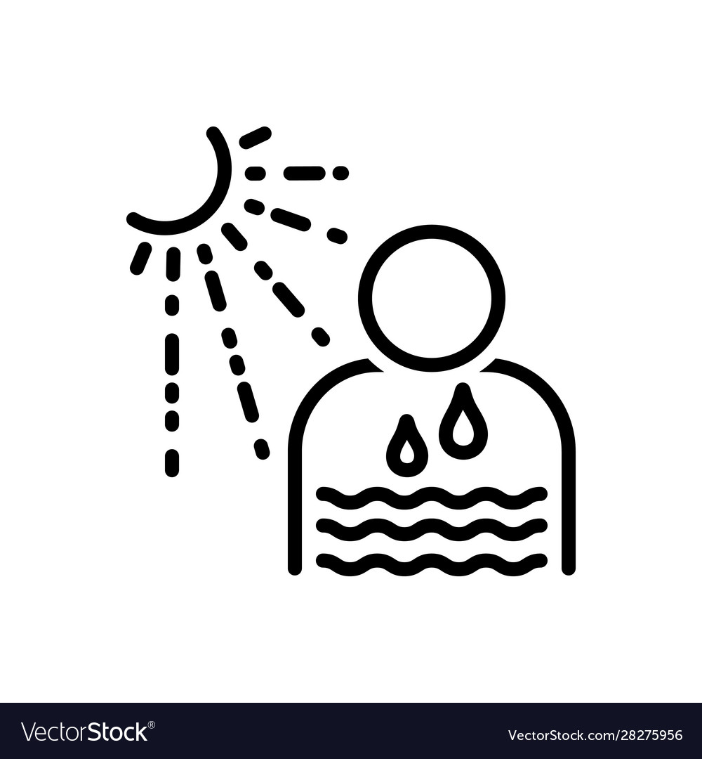 Dehydrate Royalty Free Vector Image - VectorStock