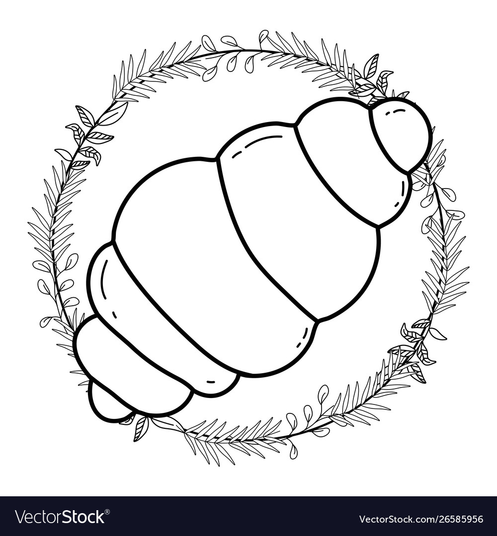 Isolated bread design Royalty Free Vector Image