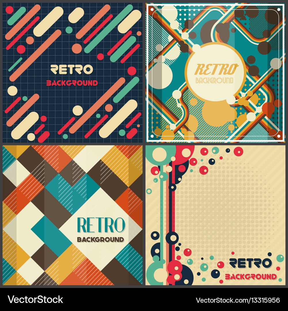 Old retro vintage style background design template