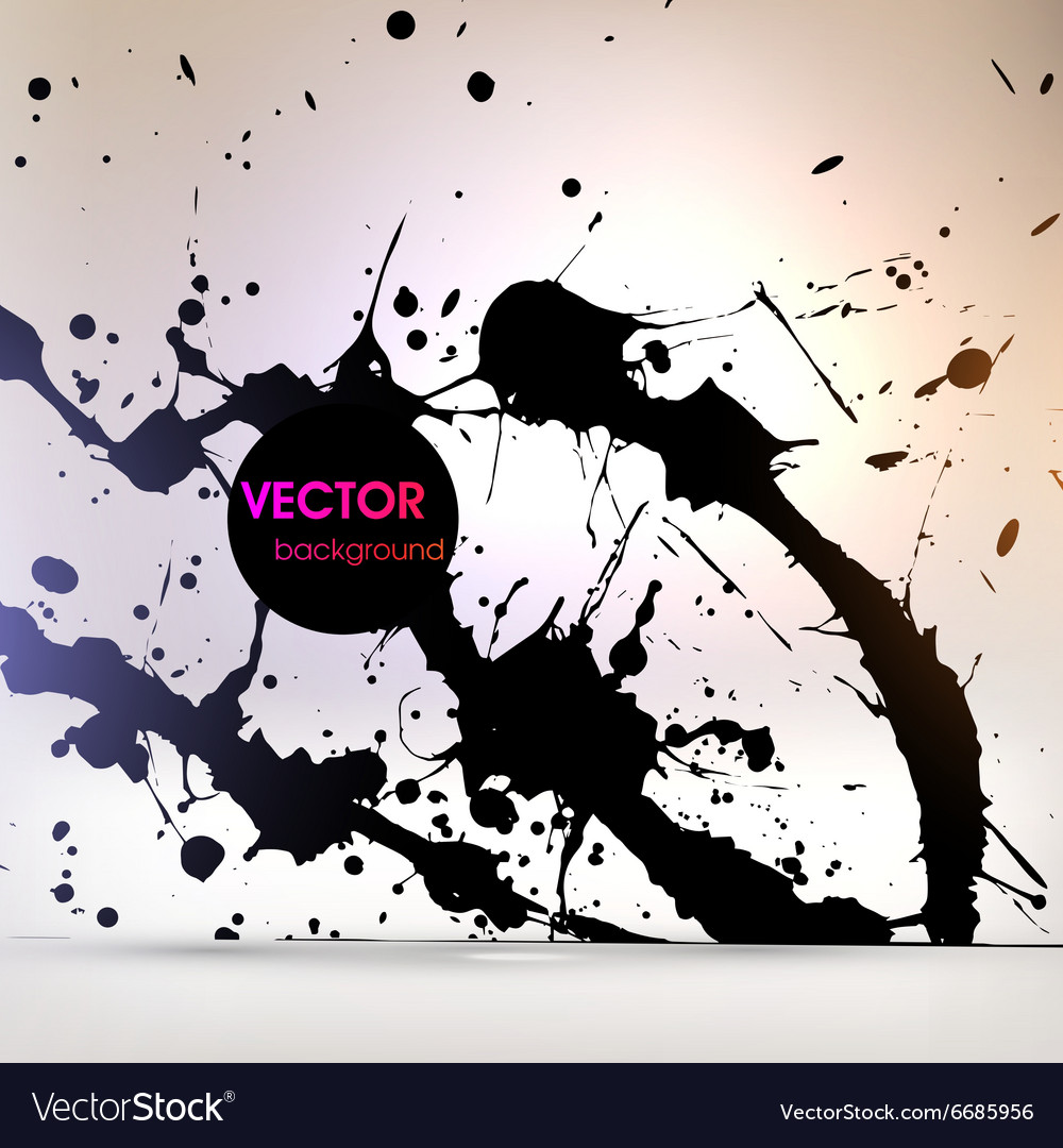 Paint splash background Royalty Free Vector Image