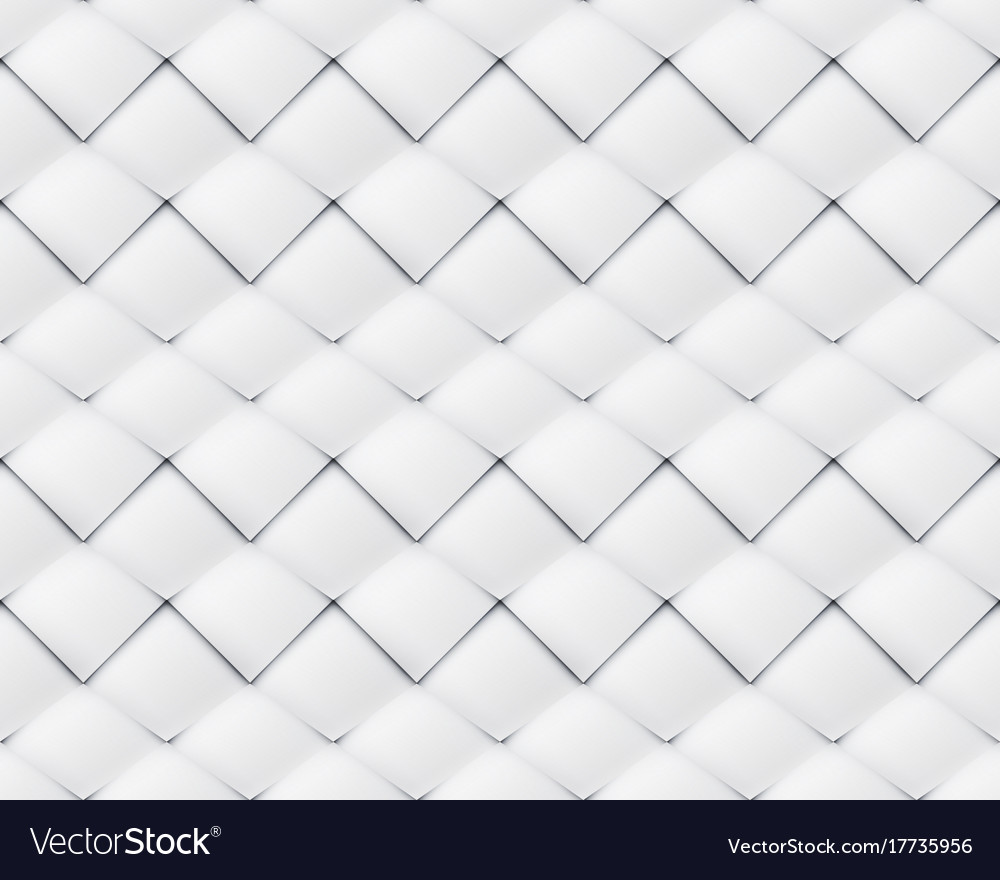 Patchwork seamless white origami pattern Vector Image