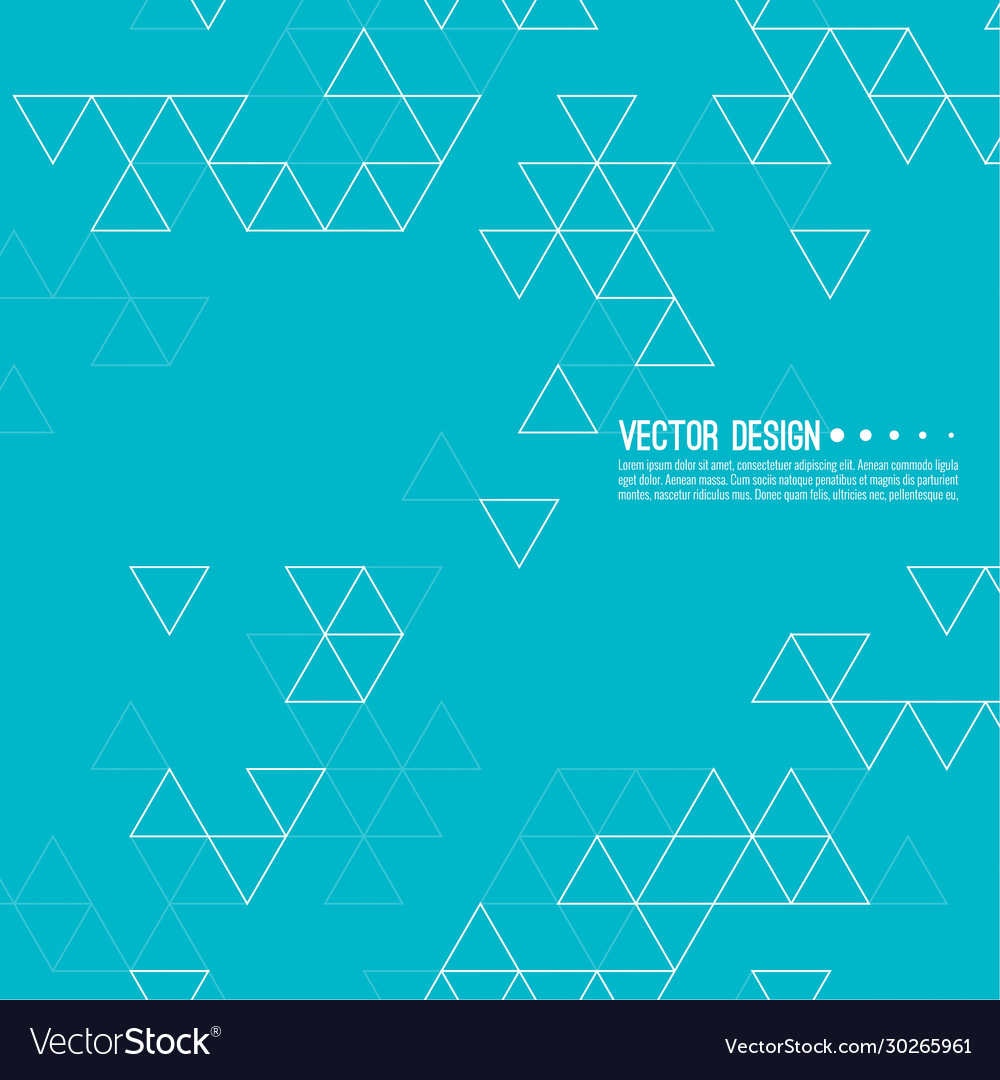 Pattern triangles Royalty Free Vector Image - VectorStock